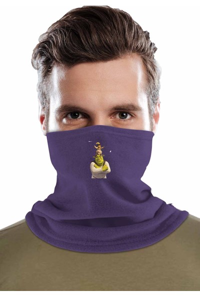 Rowalsi Shrek's Baskılı Kışlık Polar Boyunluk BLL256