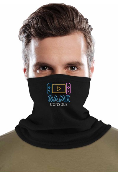 Rowalsi Game Console Baskılı Kışlık Polar Boyunluk BLL491