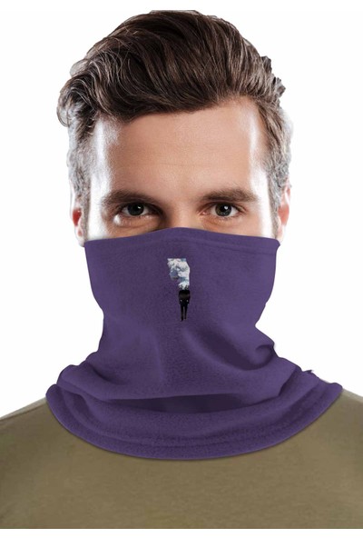 Rowalsi Düşünce Baskılı Kışlık Polar Boyunluk BLL245