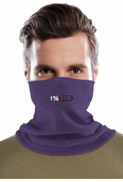 Rowalsi 1 Şarj Baskılı Kışlık Polar Boyunluk BLL3033