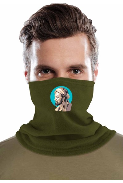 Rowalsi Ibni Sina Baskılı Kışlık Polar Boyunluk BLL930