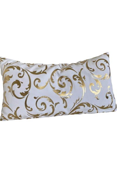 Butterflyhome Gold Işıltılı Geometrik Kırlent