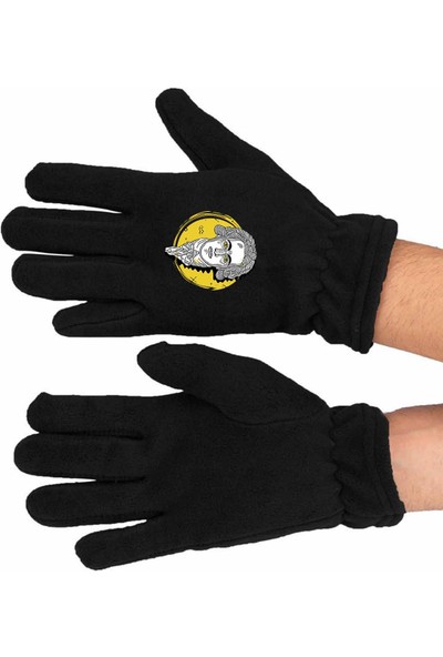 Rowalsi Johann Wolfgang Baskılı Kışlık Uzun Polar Eldiven BLL916 Rowalsi Johann Wolfgang Baskılı Kışlık Uzun Polar Eldiven BLL916