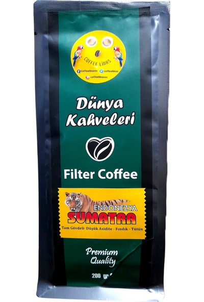 Sumatra Filtre Kahve 200 G Sumatra Filtre Kahve 200 G