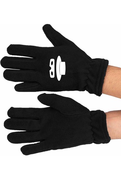 Rowalsi Şapka Baskılı Kışlık Uzun Polar Eldiven BLL1037 Rowalsi Şapka Baskılı Kışlık Uzun Polar Eldiven BLL1037