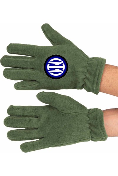 Rowalsi Inter Baskılı Kışlık Uzun Polar Eldiven BLL2746