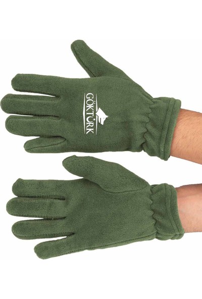 Rowalsi Göktürk Baskılı Kışlık Uzun Polar Eldiven BLL1468