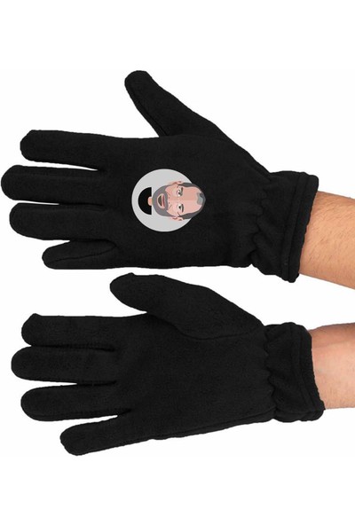 Rowalsi Stave Jobs Baskılı Kışlık Uzun Polar Eldiven BLL1022 Rowalsi Stave Jobs Baskılı Kışlık Uzun Polar Eldiven BLL1022