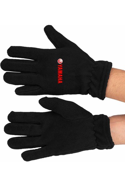 Rowalsi Yamaha Baskılı Kışlık Uzun Polar Eldiven BLL433