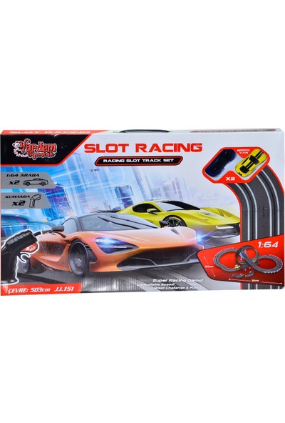 Vardem Oyuncak Jj 151-1 2 Araçlı Süper Yarış Seti 503 cm 1:64 Vardem Oyuncak Jj 151-1 2 Araçlı Süper Yarış Seti 503 cm 1:64