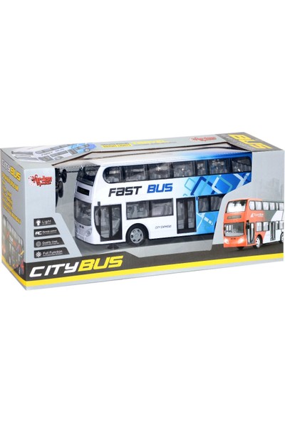 Vardem Oyuncak SYR-666-691 Kumandalı Şarjlı Işıklı Çift Katlı Otobüs 29 cm Vardem Oyuncak SYR-666-691 Kumandalı Şarjlı Işıklı Çift Katlı Otobüs 29 cm