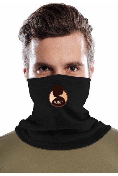 Rowalsi Stop Baskılı Kışlık Polar Boyunluk BLL888