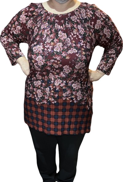 Butik Ay-Da Büyük Beden Tunik Bluz