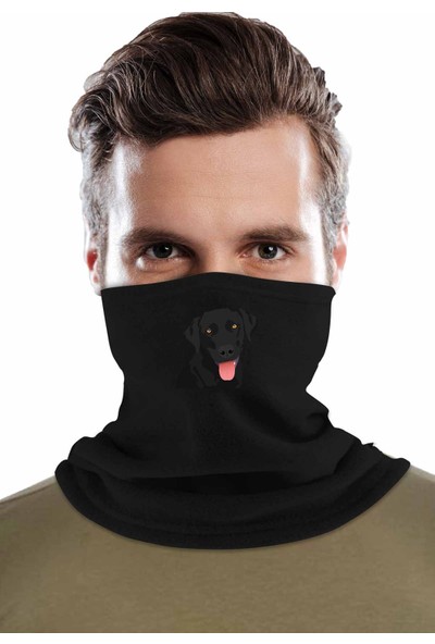 Rowalsi Dog Baskılı Kışlık Polar Boyunluk BLL347