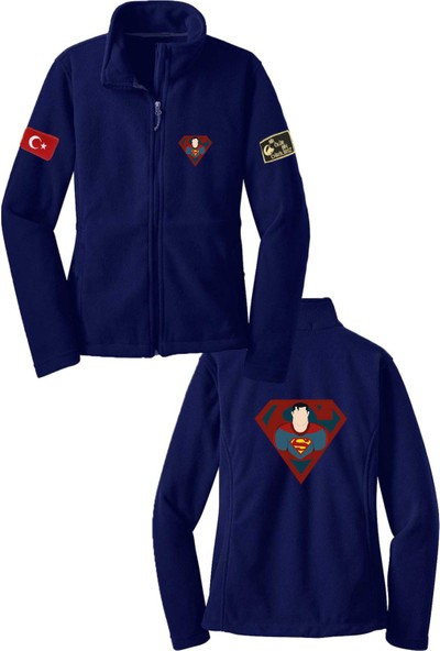 Superman Baskılı Askeri Hücum Polar Peç'li BLL1118