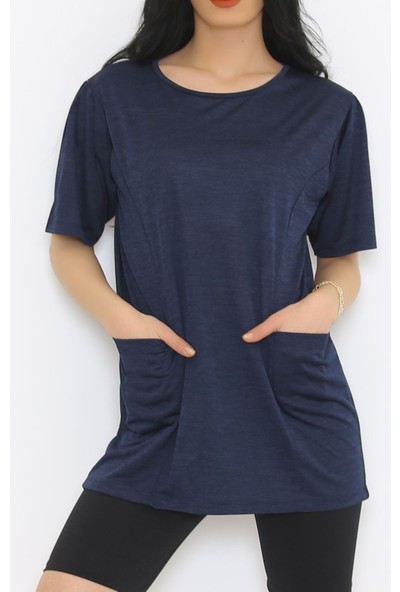 Aygi Cepli Tişört Lacivert