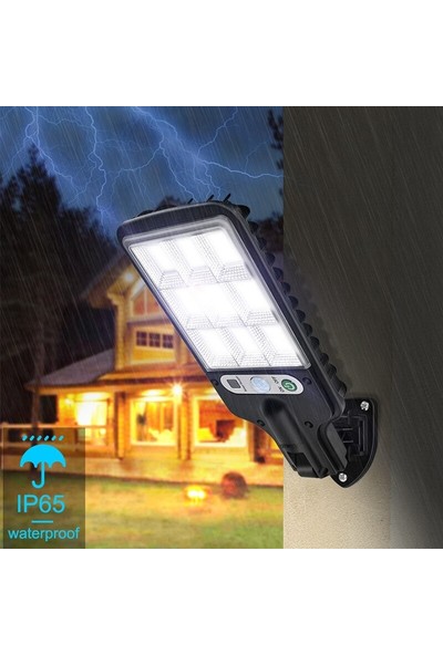 Yenitech 108 LED Solar Güneş Enerjili Bahçe Sokak Aydınlatma Işığı Yenitech 108 LED Solar Güneş Enerjili Bahçe Sokak Aydınlatma Işığı