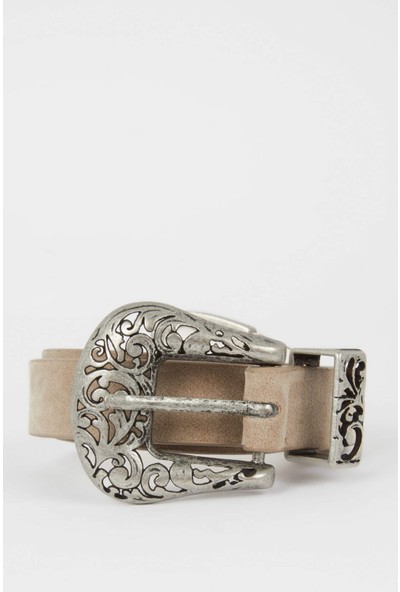 DeFacto Kadın Suni Deri Jean Kemeri Y5300AZNS