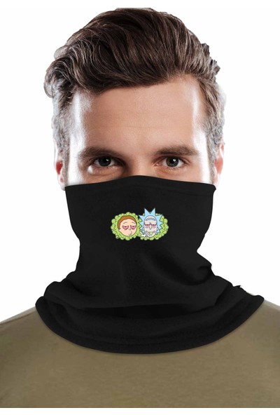 Rowalsi Rick And Morty Baskılı Kışlık Polar Boyunluk BLL2519