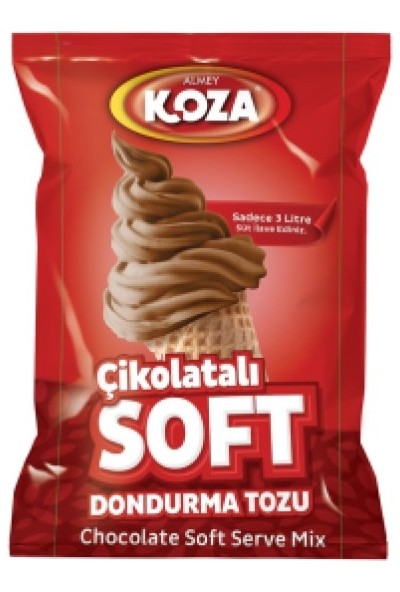 Koza Kakaolu Soft Dondurma Tozu (750 gr / 3lt Süt) Koza Kakaolu Soft Dondurma Tozu (750 gr / 3lt Süt)