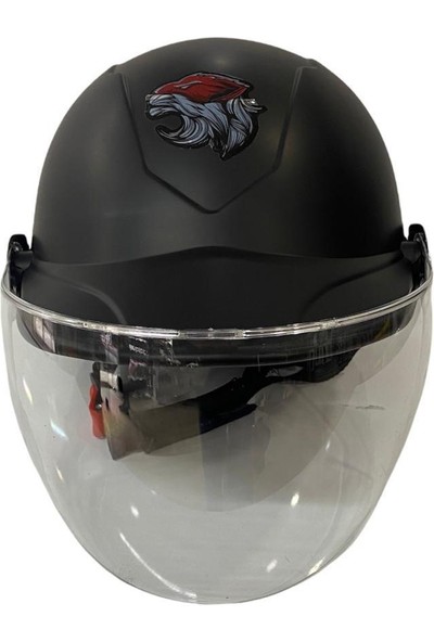 Mg Moto Yarım Jokey Şeffaf Camlı Açık Motosiklet Kaskı Mg Moto Yarım Jokey Şeffaf Camlı Açık Motosiklet Kaskı