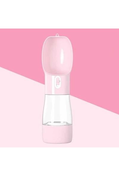 Dream Plus Mikopet Köpek Seyahat Suluğu ve Mama Kabı-Pembe Dream Plus Mikopet Köpek Seyahat Suluğu ve Mama Kabı-Pembe