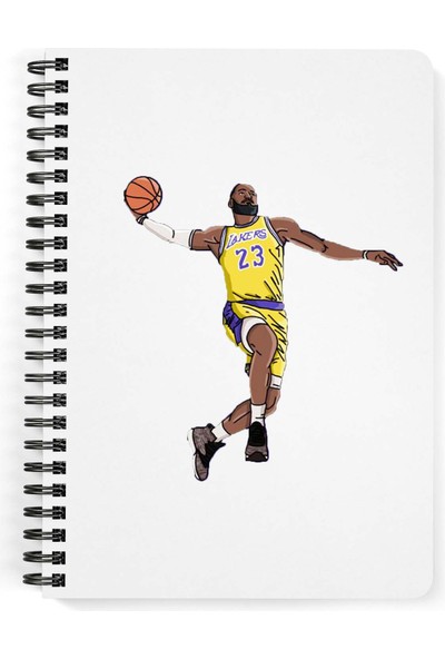 Rowalsi Lebron James Baskılı Ahşap Kapaklı Defter 15X20 cm DFT6613 Rowalsi Lebron James Baskılı Ahşap Kapaklı Defter 15X20 cm DFT6613