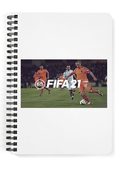 Rowalsi Fifa 21 Baskılı Ahşap Kapaklı Defter 15X20 cm DFT6267 Rowalsi Fifa 21 Baskılı Ahşap Kapaklı Defter 15X20 cm DFT6267