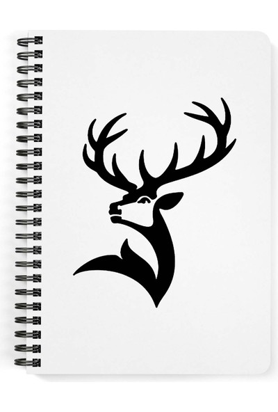 Rowalsi Geyik Baskılı Ahşap Kapaklı Defter 15X20 cm DFT6175 Rowalsi Geyik Baskılı Ahşap Kapaklı Defter 15X20 cm DFT6175