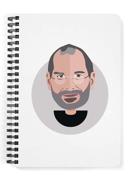 Rowalsi Stave Jobs Baskılı Ahşap Kapaklı Defter 15X20 cm DFT1022 Rowalsi Stave Jobs Baskılı Ahşap Kapaklı Defter 15X20 cm DFT1022