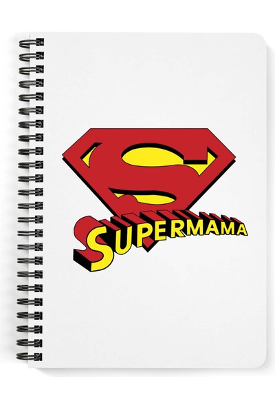 Rowalsi Superman Baskılı Ahşap Kapaklı Defter 15X20 cm DFT420