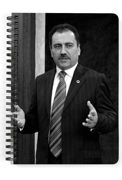 Rowalsi Muhsin Yazıcıoğlu Baskılı Ahşap Kapaklı Defter 15X20 cm DFT3767