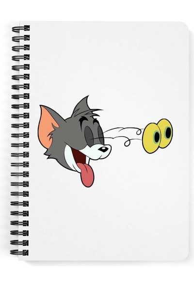 Rowalsi Tom And Jerry Baskılı Ahşap Kapaklı Defter 15X20 cm DFT6768
