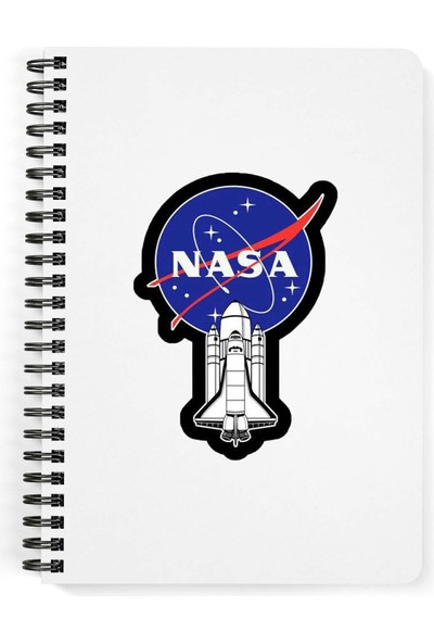 Rowalsi Nasa Baskılı Ahşap Kapaklı Defter 15X20 cm DFT6778