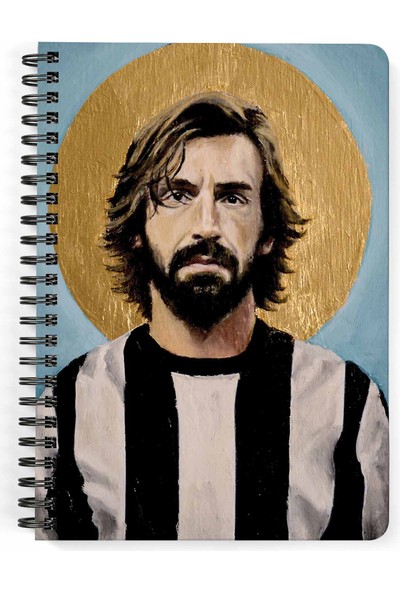 Rowalsi Pirlo Baskılı Ahşap Kapaklı Defter 15X20 cm DFT4541