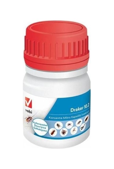 VEBİ Draker 10.2 Kokusuz Konsantre 50 ml Genel Haşere Kovucu VEBİ Draker 10.2 Kokusuz Konsantre 50 ml Genel Haşere Kovucu