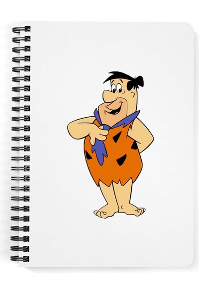 Rowalsi Fred Çakmaktaş Baskılı Ahşap Kapaklı Defter 15X20 cm DFT6497 Rowalsi Fred Çakmaktaş Baskılı Ahşap Kapaklı Defter 15X20 cm DFT6497