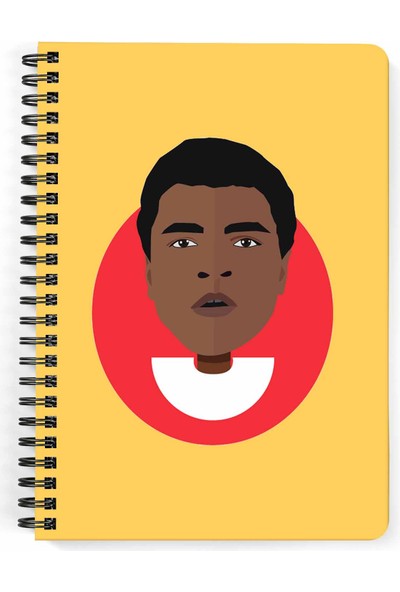 Rowalsi Muhammed Ali Baskılı Ahşap Kapaklı Defter 15X20 cm DFT2626 Rowalsi Muhammed Ali Baskılı Ahşap Kapaklı Defter 15X20 cm DFT2626