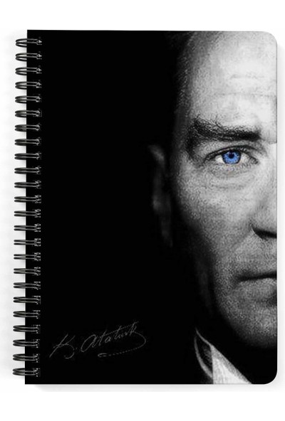 Rowalsi Atatürk Baskılı Ahşap Kapaklı Defter 15X20 cm DFT5557 Rowalsi Atatürk Baskılı Ahşap Kapaklı Defter 15X20 cm DFT5557