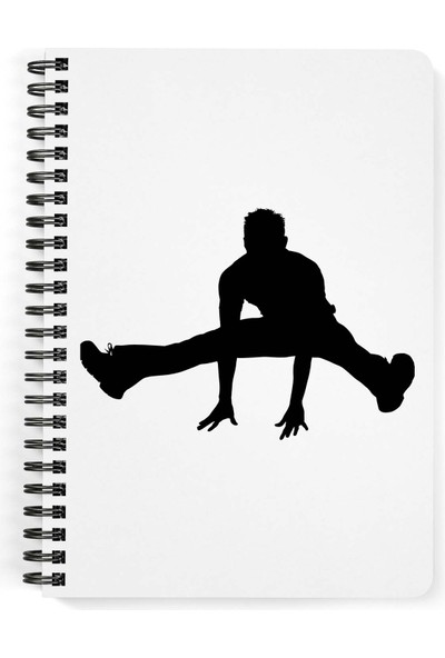 Rowalsi Dans Baskılı Ahşap Kapaklı Defter 15X20 cm DFT6308