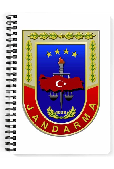Rowalsi Jandarma Baskılı Ahşap Kapaklı Defter 15X20 cm DFT5419 Rowalsi Jandarma Baskılı Ahşap Kapaklı Defter 15X20 cm DFT5419