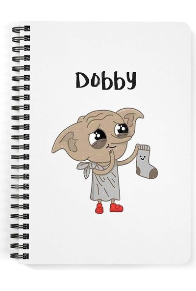 Rowalsi Dobby Baskılı Ahşap Kapaklı Defter 15X20 cm DFT6464