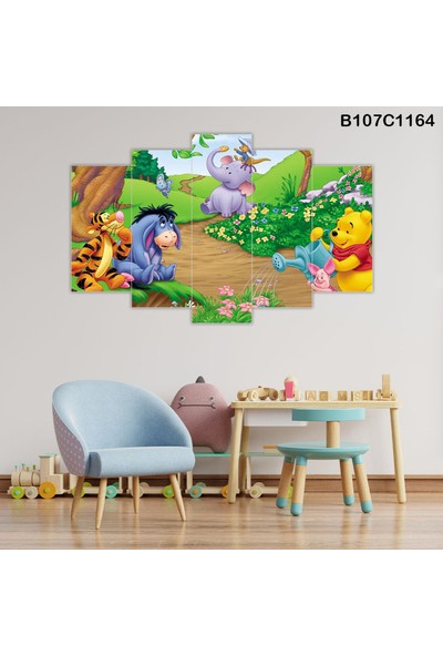 Napoli Home Çizgi Film Karakter Baskılı 5 Parçalı Duvar Ahşap Tablo Seti Napoli Home Çizgi Film Karakter Baskılı 5 Parçalı Duvar Ahşap Tablo Seti