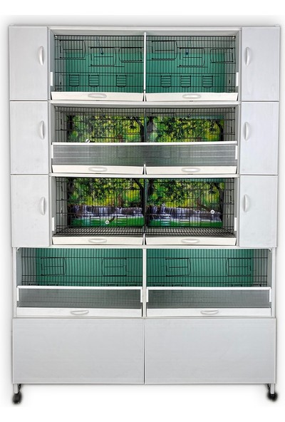 Istanbul Kafes - Model M08YSY Pvc Kafes - Sağ Sol Yuvalıklı Istanbul Kafes - Model M08YSY Pvc Kafes - Sağ Sol Yuvalıklı