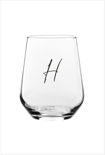 Paşabahçe H Yazılı Allegra Su Bardağı