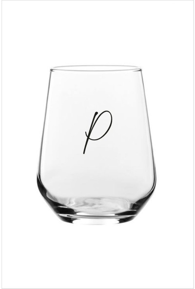 Paşabahçe P Yazılı Allegra Su Bardağı