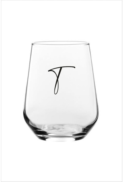 Paşabahçe T Yazılı Allegra Su Bardağı