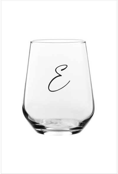 Paşabahçe E Yazılı Allegra Su Bardağı