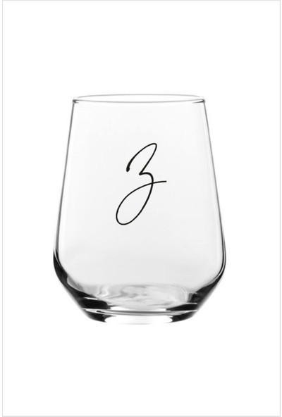 Paşabahçe Z Yazılı Allegra Su Bardağı