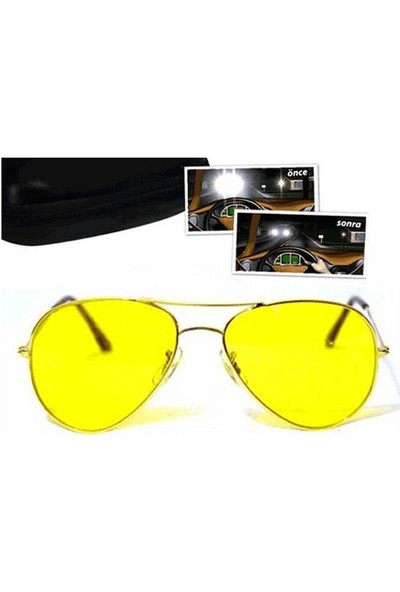 HGüneyli Metal Çerçeveli Anti Far Gece Görüş Gözlüğü (Damla Modeli) HGüneyli Metal Çerçeveli Anti Far Gece Görüş Gözlüğü (Damla Modeli)